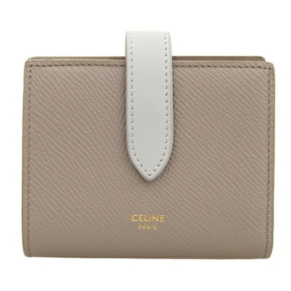 Celine | Bags | Celine Leather Strap Essential Small Bifold Wallet ...